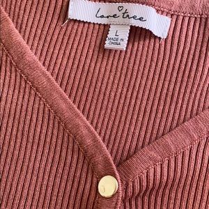 Love Tree | Tops | Love Tree Mauve Shortsleeved Bodysuit | Poshmark